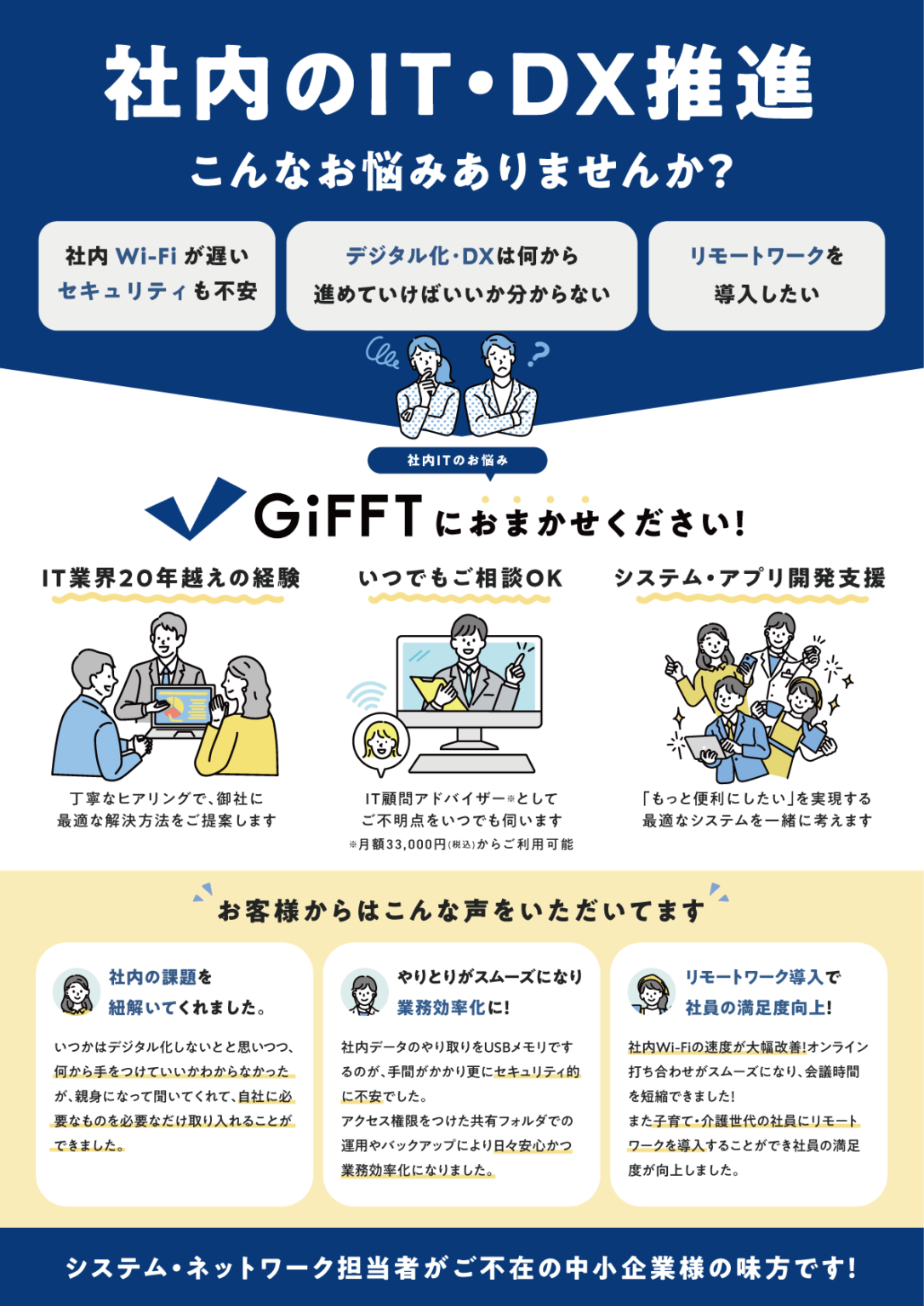 株式会社GiFFT様 チラシ制作【サービス案内・新サービスBUプロテクト紹介】 | 鹿児島のホームページ制作事務所｜ayuweb